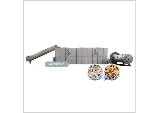 larvae dryer/drying machine