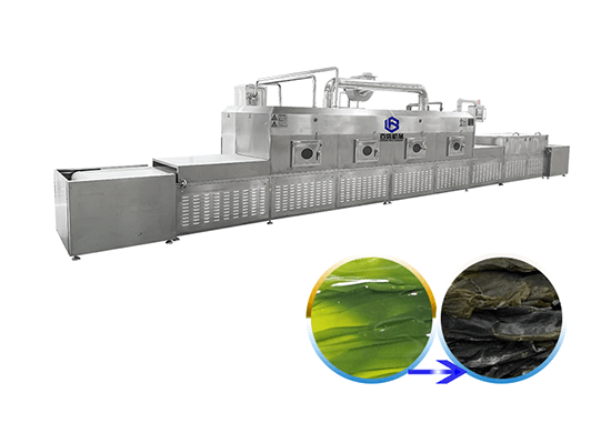 tunnel microwave,continuous tunnel microwave oven,Kelp drying machine
