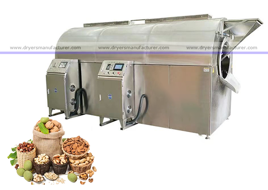 a new type of multi-purpose roasting machine for roasting nuts, seeds ...