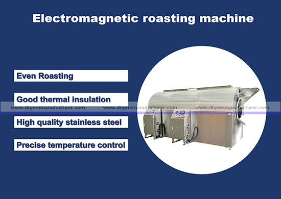 a new type of multi-purpose roasting machine for roasting nuts, seeds ...
